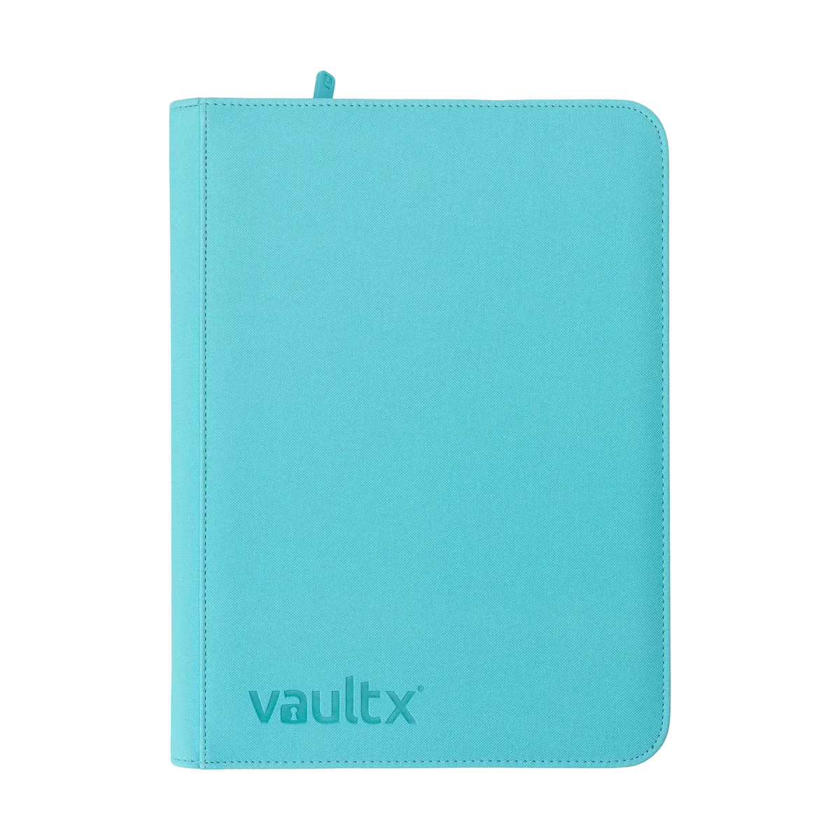 Vault X: 9-Pocket Zip Binder (Pastel Blue) — Smoke and Mirrors Hobby