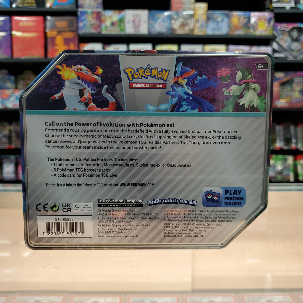 Pokémon TCG: Paldea Partners Tin (Meowscarada ex)