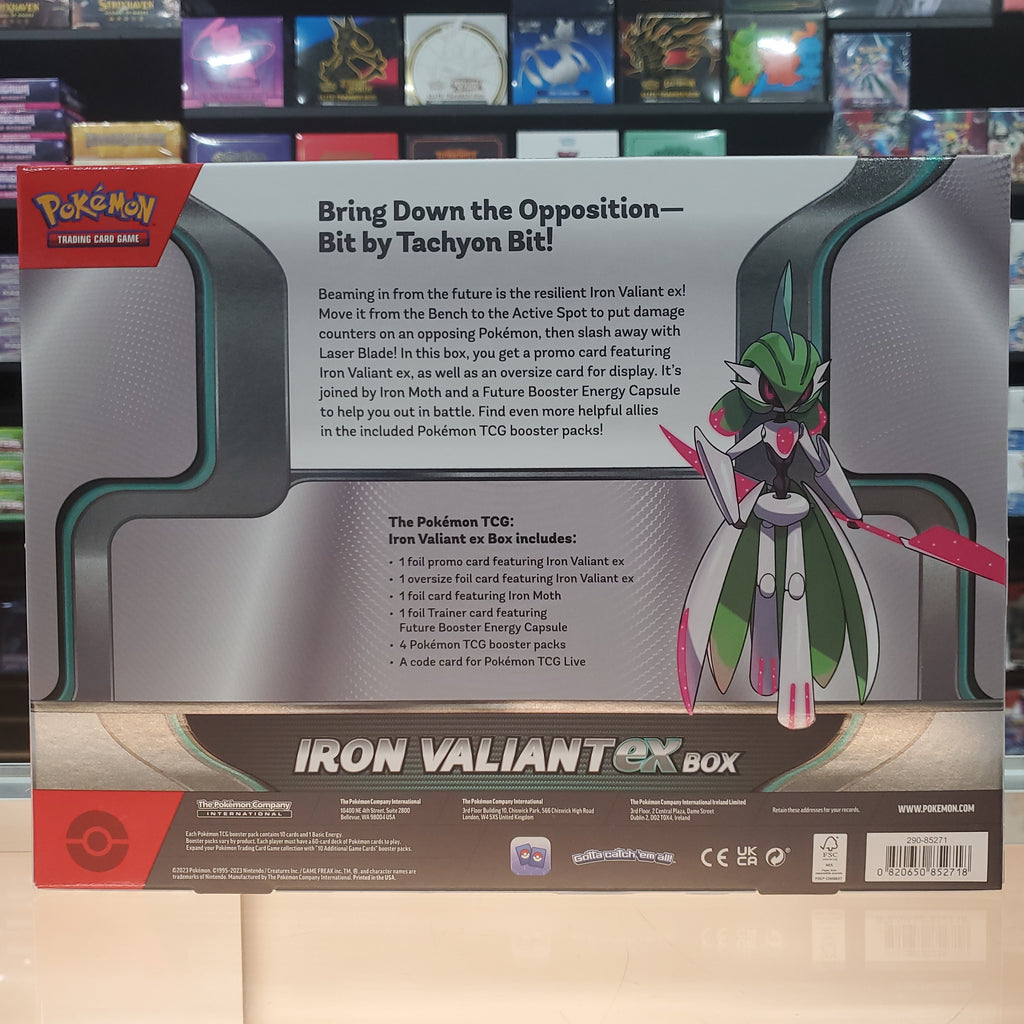 Pokémon TCG: Iron Valiant ex Box