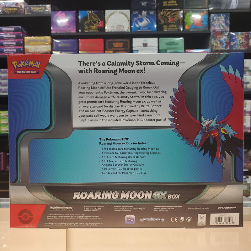 Pokémon TCG: Roaring Moon ex Box