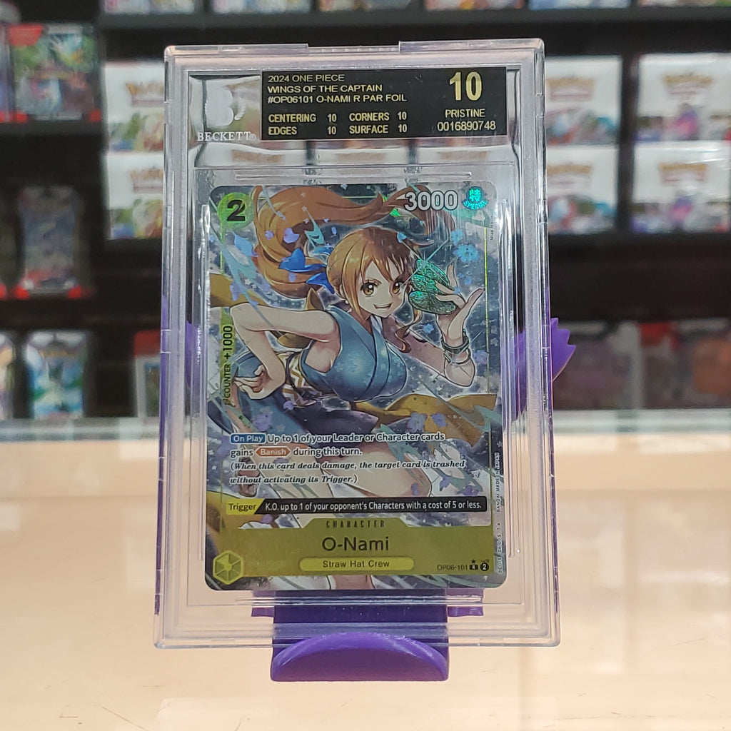 O-Nami (Alternate Art) [Wings of the Captain] Black Label BGS 10