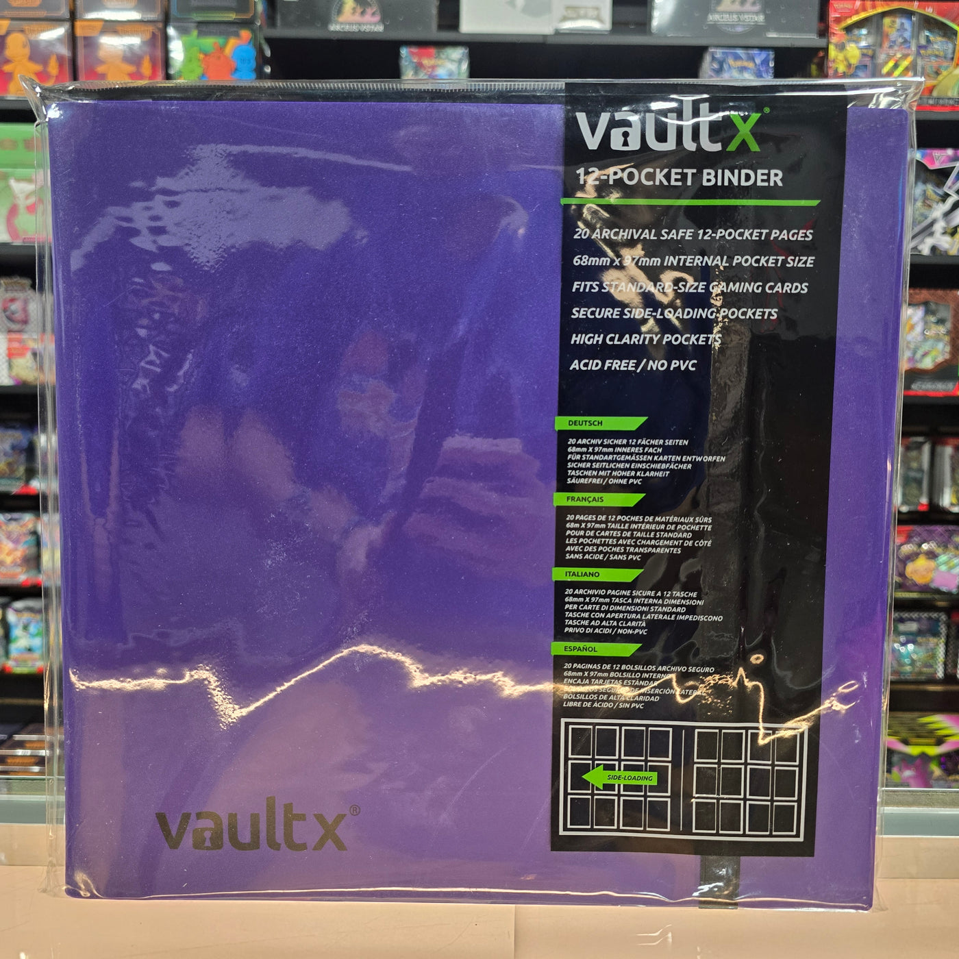 Vault X: 12-Pocket Binder (Purple) — Smoke and Mirrors Hobby