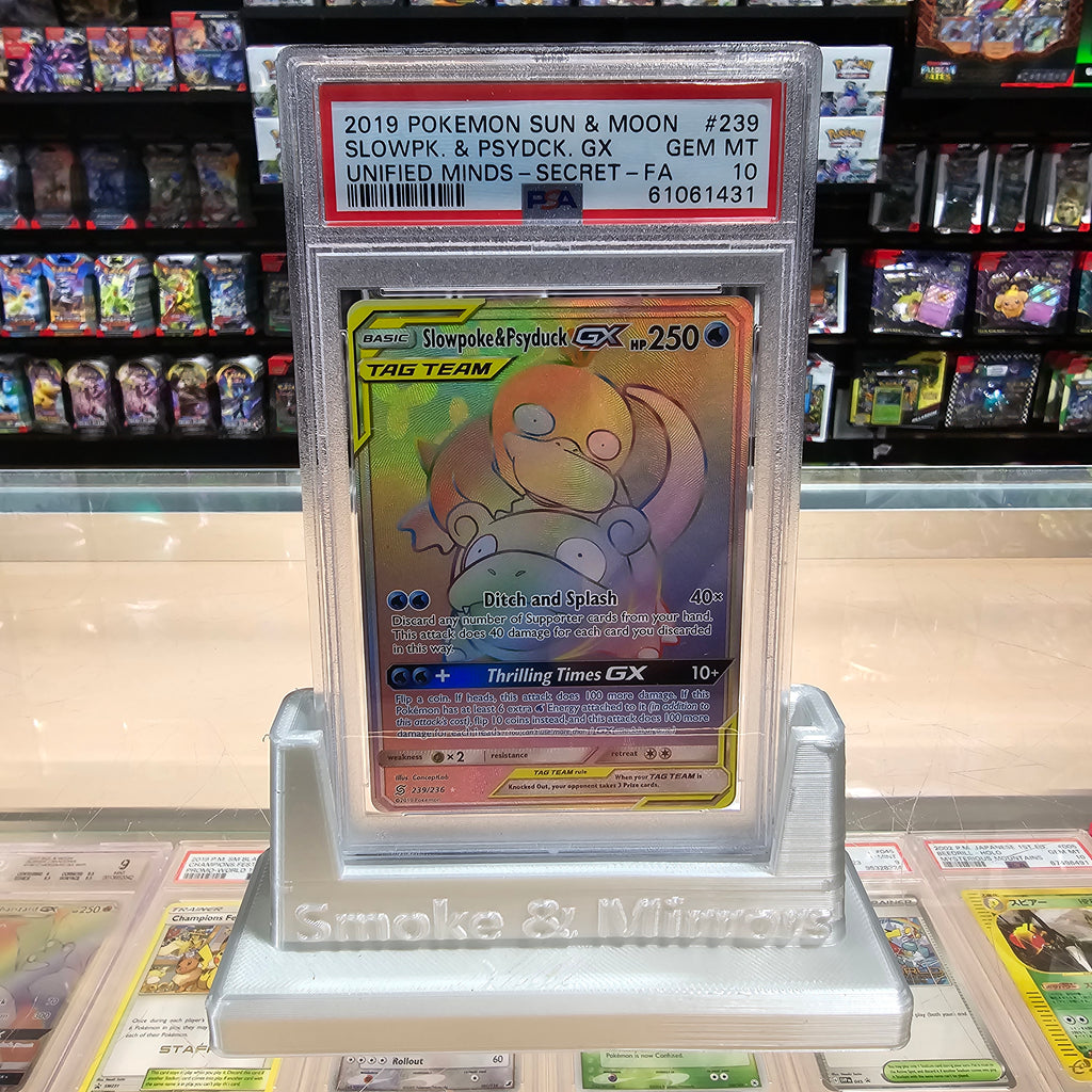 Slowpoke & Psyduck GX (239/236) [Sun & Moon: Unified Minds] PSA 10