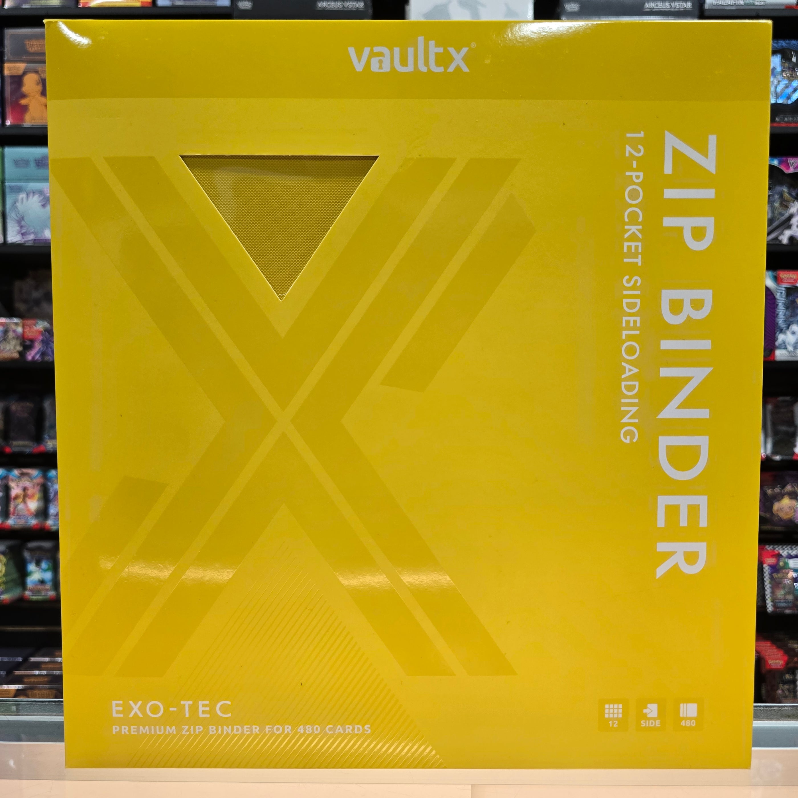 Vault X: 12-Pocket Zip Binder (Sunrise Yellow) — Smoke and Mirrors Hobby