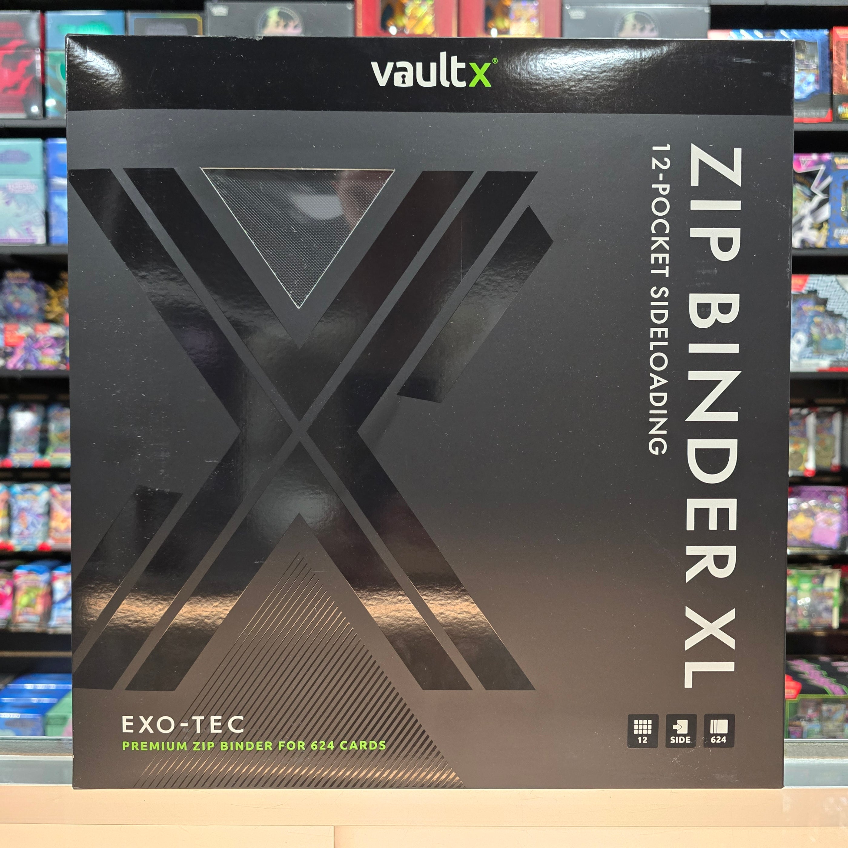 Vault X: 12-Pocket XL Zip Binder (Signature Black) — Smoke and Mirrors ...
