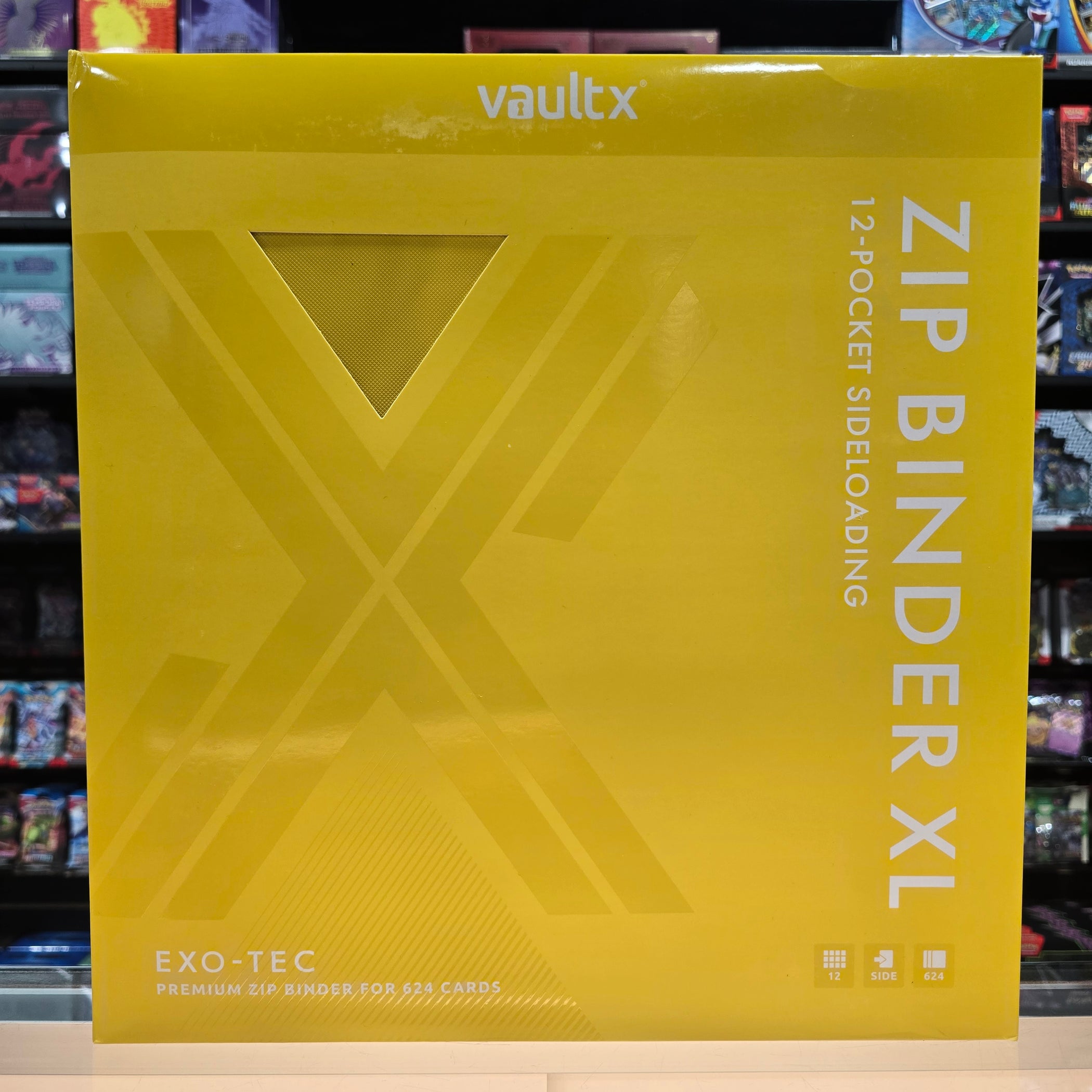 Vault X: 12-Pocket XL Zip Binder (Sunrise Yellow) — Smoke and Mirrors Hobby