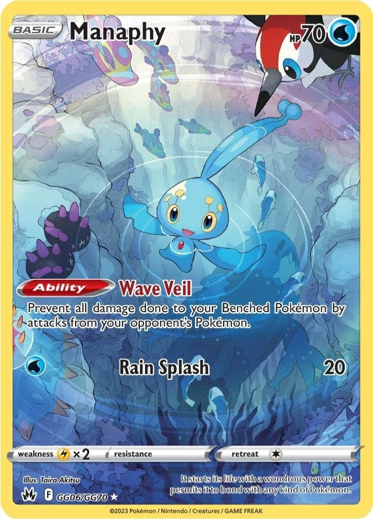 Manaphy (GG06/GG70) (CRZ:GG) — Smoke and Mirrors Hobby