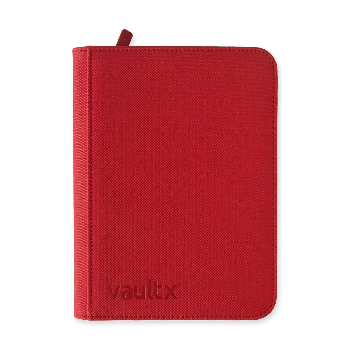 Vault X: 4-Pocket Zip Binder (Fire Red) — Smoke and Mirrors Hobby
