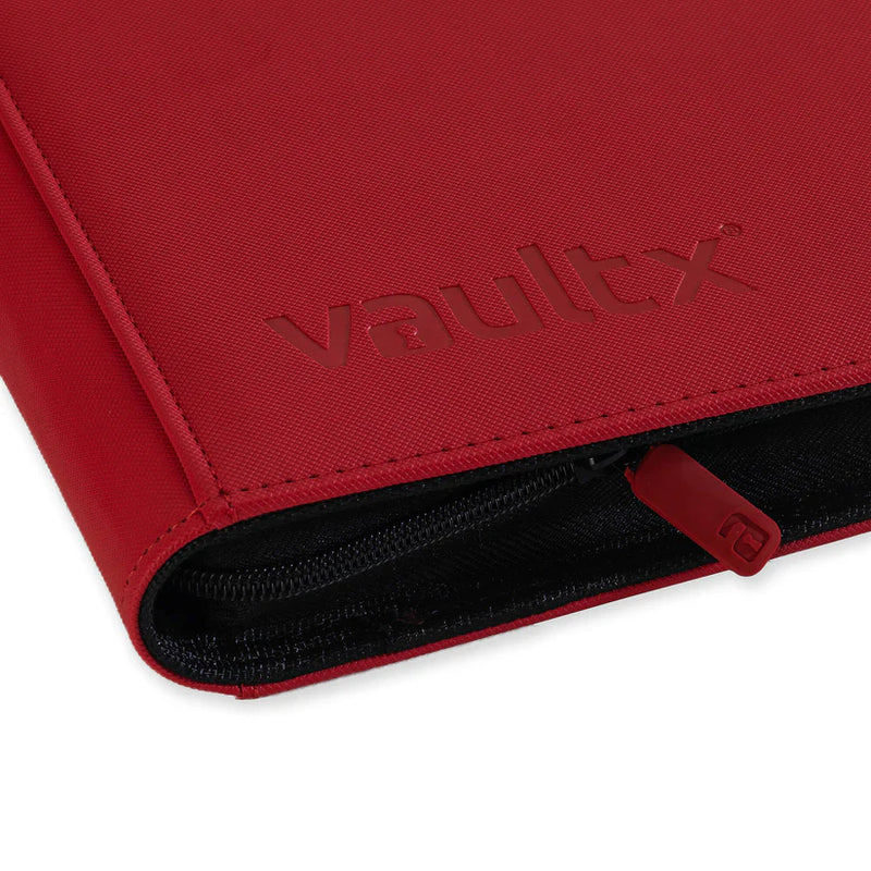 Vault X: 12-Pocket XL Zip Binder (Fire Red)