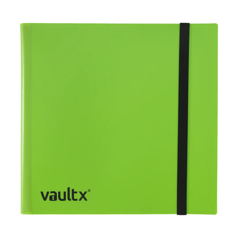 Vault X: 12-Pocket Binder (Green) — Smoke and Mirrors Hobby