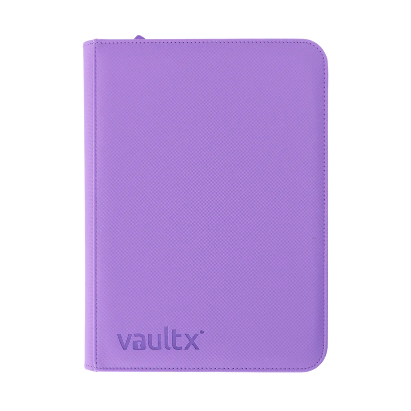 Vault X: 9-Pocket Zip Binder (Just Purple) — Smoke and Mirrors Hobby