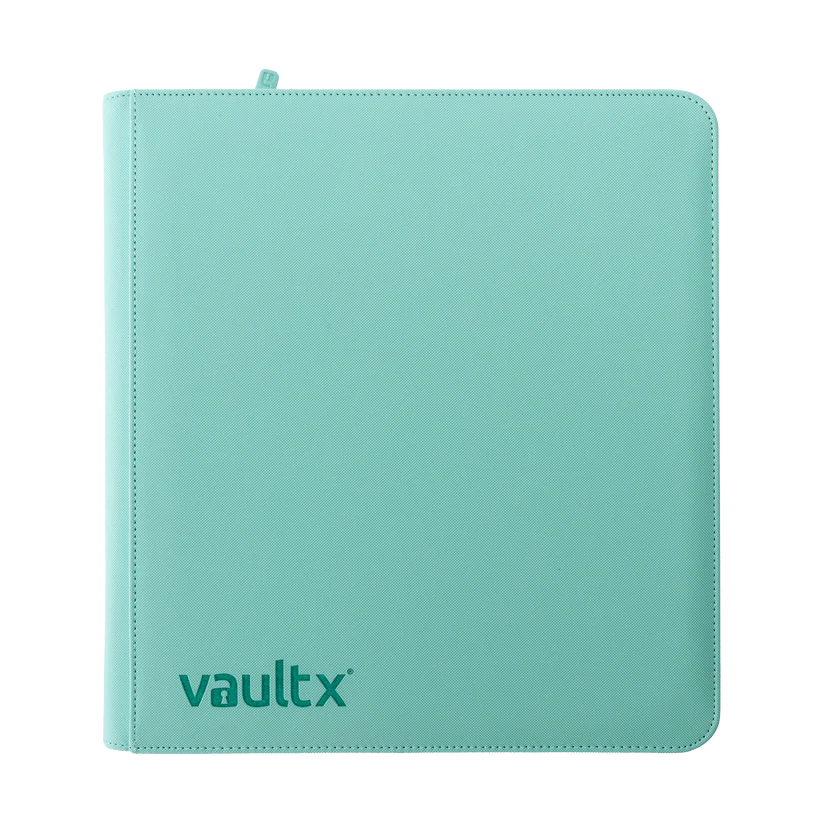 Vault X: 12-Pocket Zip Binder (Mint Green) — Smoke and Mirrors Hobby