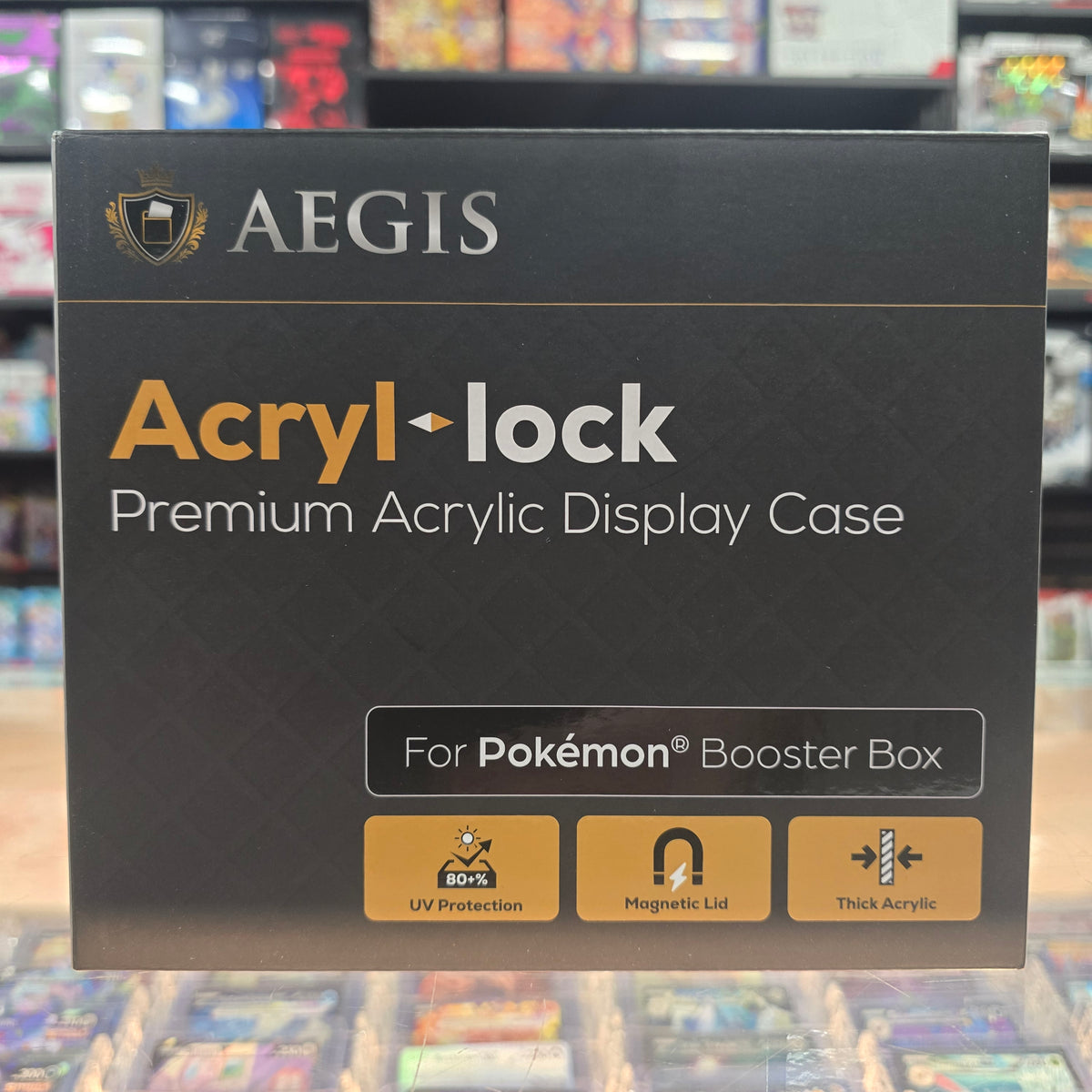 Aegis: Acryl-lock Booster Box Display (For Pokémon TCG) — Smoke and ...