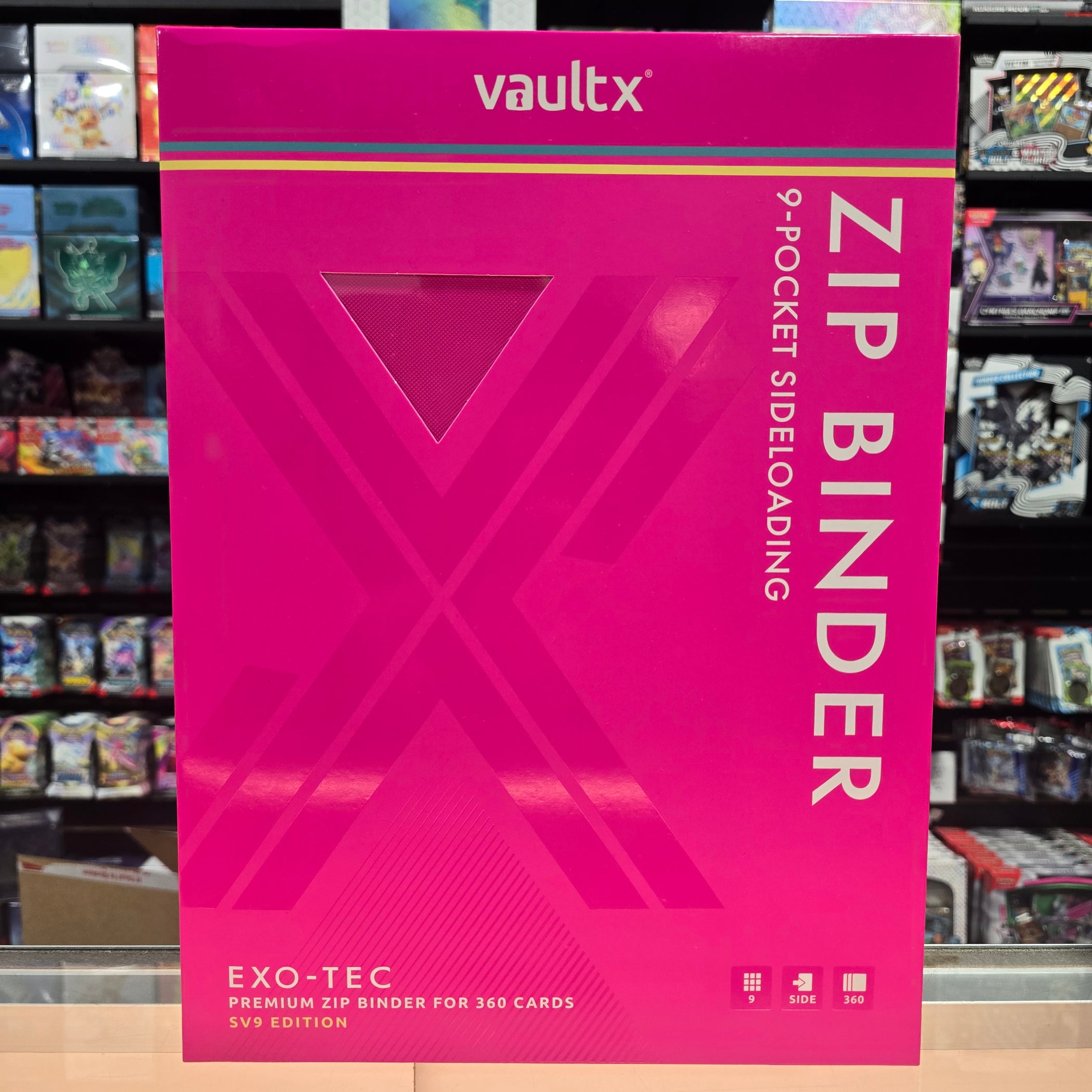 Vault X: 9-Pocket Zip Binder (SV9) (Limit 1) — Smoke and Mirrors Hobby