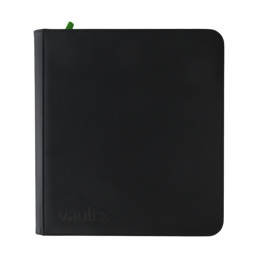 Vault X: 12-Pocket Zip Binder (Signature Black) — Smoke and Mirrors Hobby