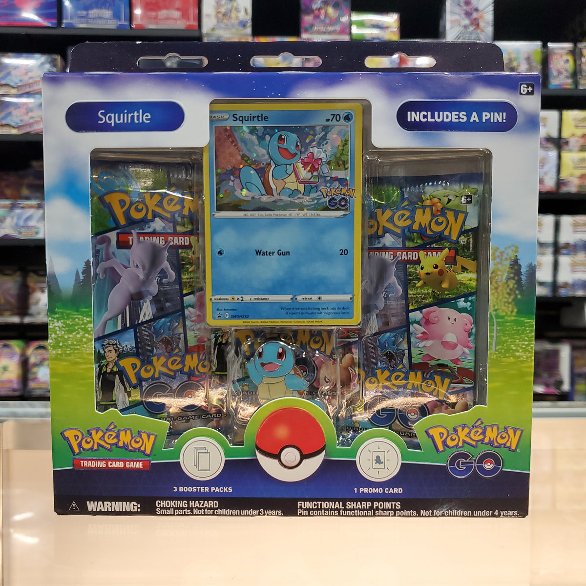 Pokémon TCG: Pokémon GO - Pin Collection (Squirtle) — Smoke and Mirrors ...