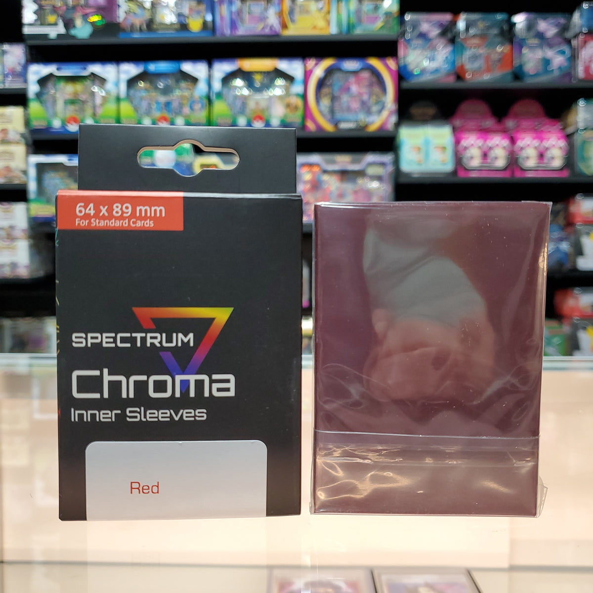 BCW: Spectrum Chroma Perfect Fit 100CT - Red — Smoke and Mirrors Hobby