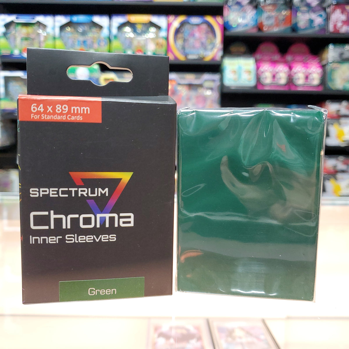 BCW: Spectrum Chroma Perfect Fit 100CT - Green — Smoke and Mirrors Hobby