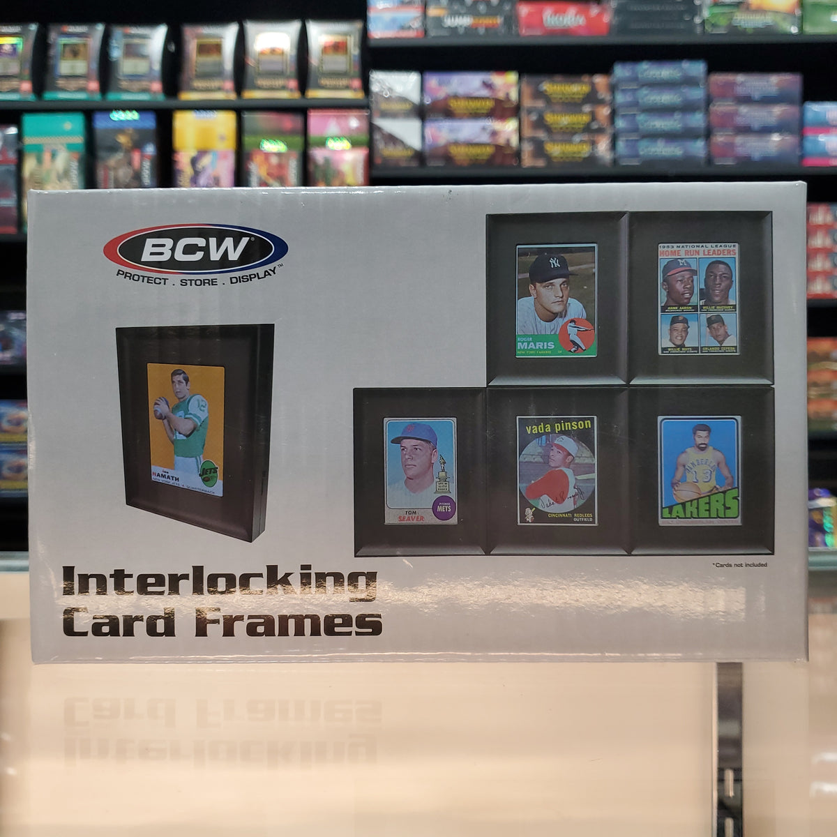 BCW: Interlocking Card Frames - Black — Smoke and Mirrors Hobby