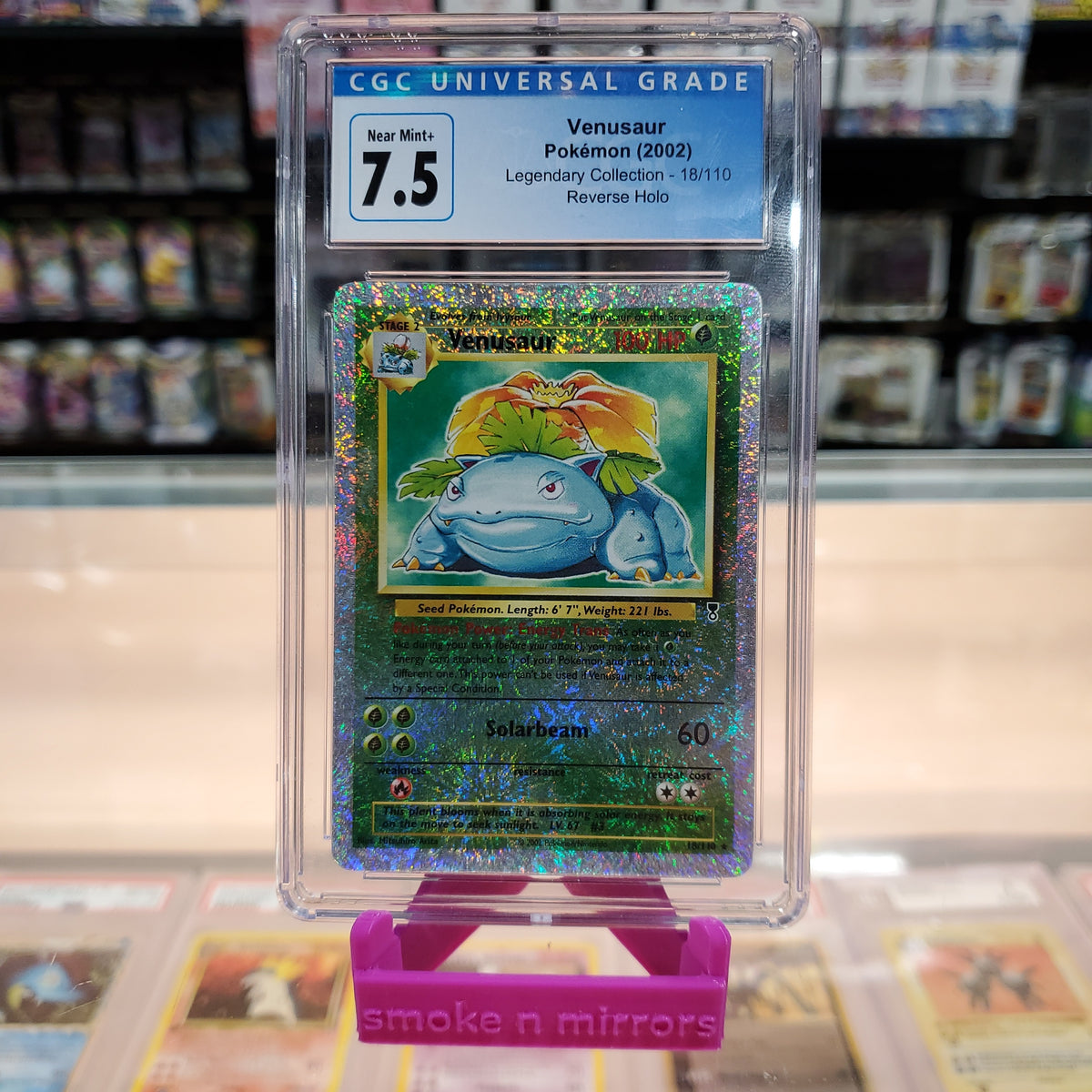 Venusaur (18/110) [Legendary Collection] Reverse Holofoil: CGC 7.5 ...