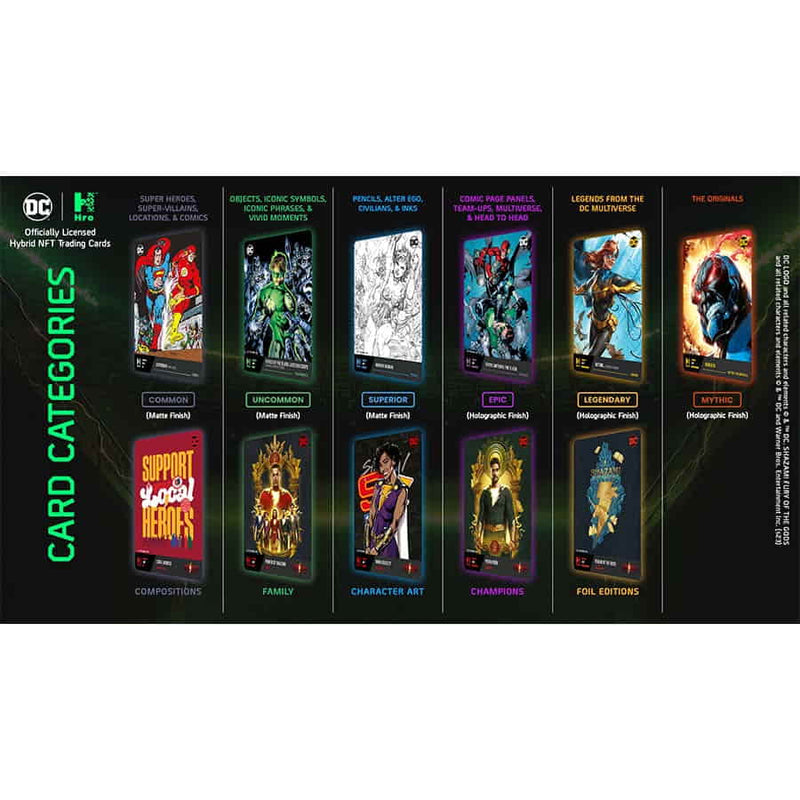 HRO: DC Unlock the Multiverse Hybrid NFT Trading Cards - Chapter 3 (Sh